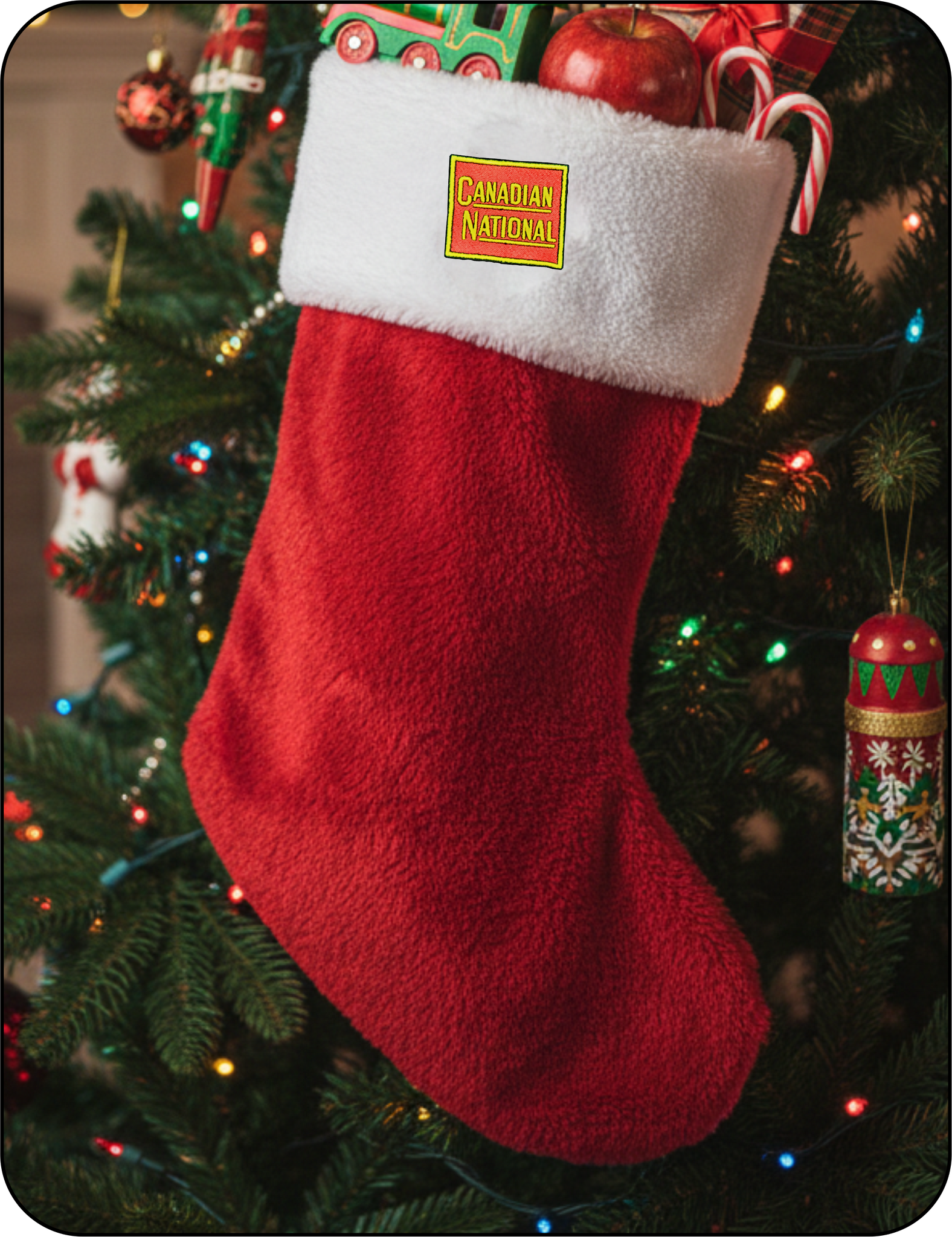 Vintage Canadian National Square Tender Harold Logo - Stocking – Casual ...