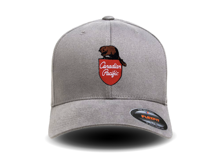 Canadian Pacific 1960's Beaver Shield Flexfit Cap – Casual Ts Apparel ...
