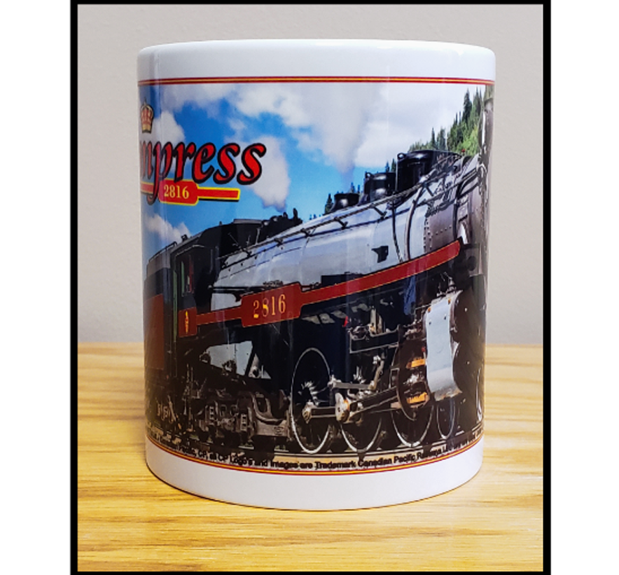Mug - Canadian Pacific "The Empress" 4-6-4 H-1b Hudson Steam Locomotiv ...