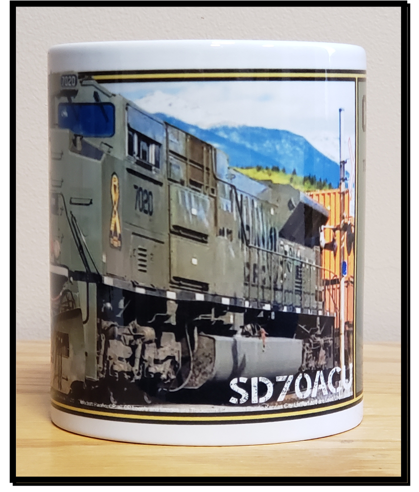 Canadian Pacific SD70ACU Military Locomotive #7020 Army (Temperate Reg ...