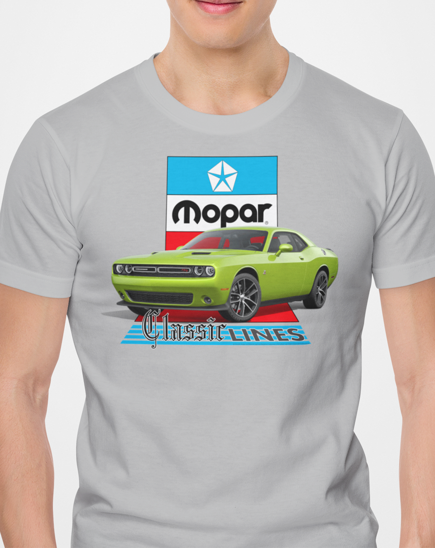 Classic Mopar T Shirts David Carey Dodge Challenger Classic Mopar Cars